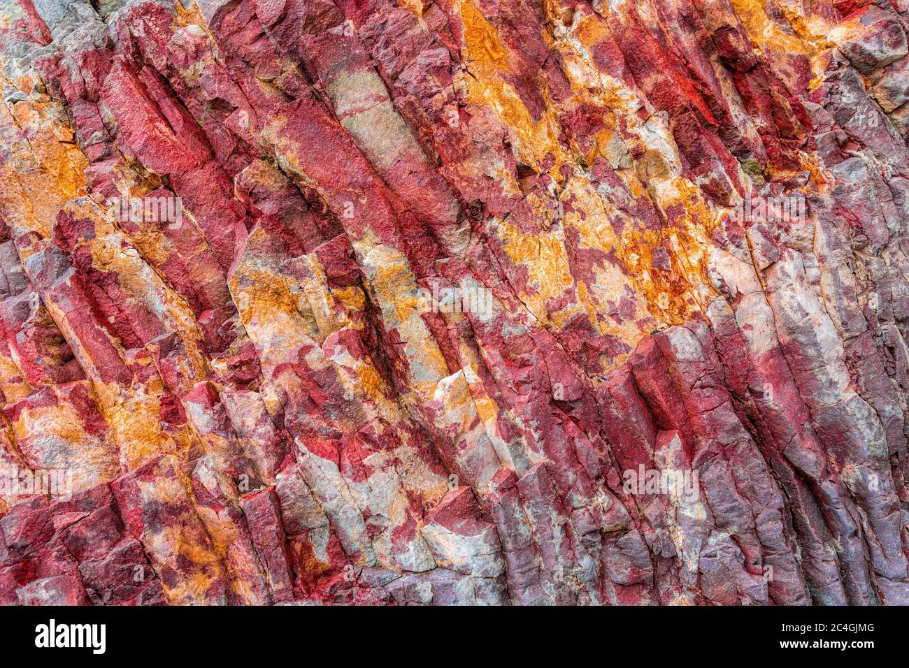 Red orange abstract background. Toned mountains texture, volcanic ...