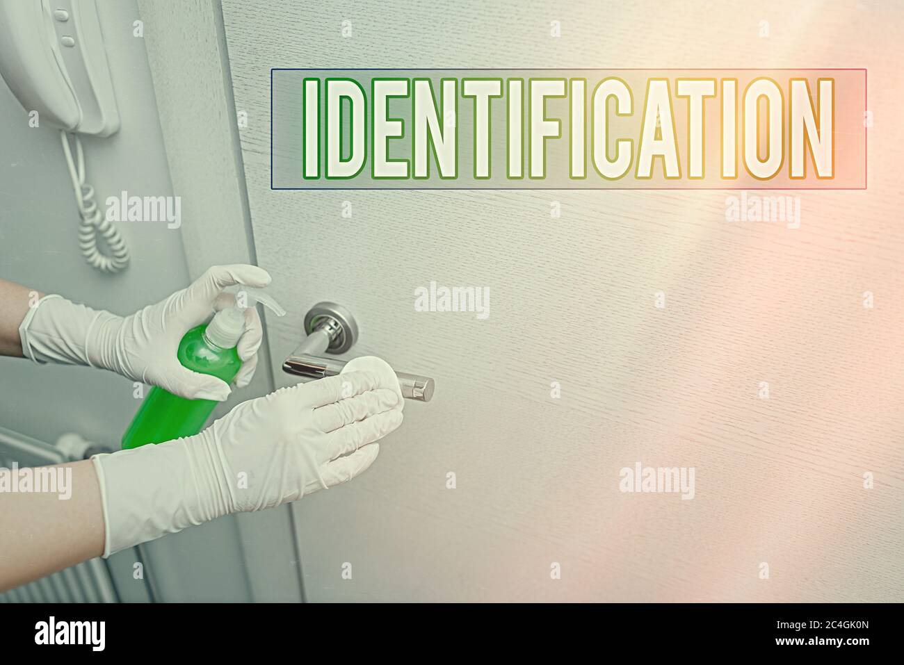 Handwriting text Identification. Conceptual photo an action or ...