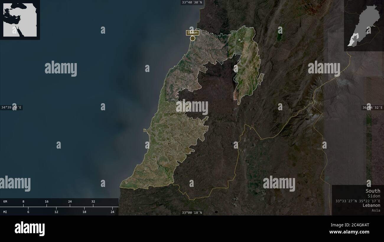 Map beirut lebanon satellite view hi-res stock photography and images ...