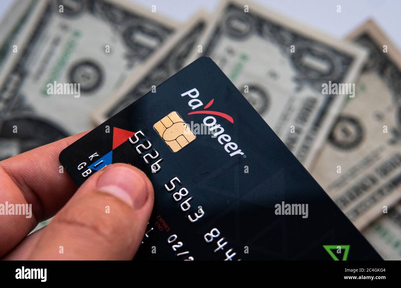 Aschheim, Germany -27 June 2020 : Blocking Payoneer cards, Wirecar ...