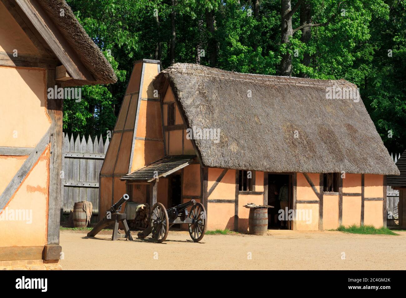Jamestown Settlement Museum, Williamsburg, Virginia, USA Stock Photo ...