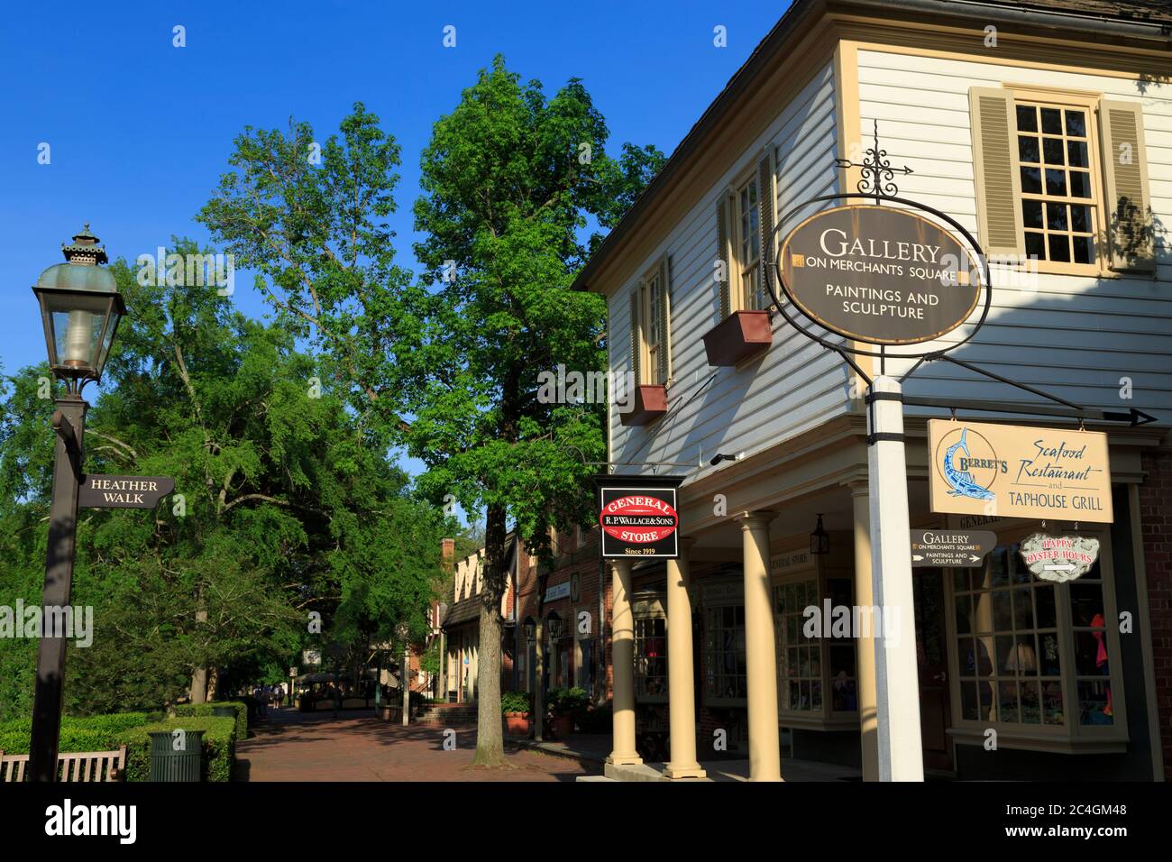 Merchants square williamsburg hi-res stock photography and images - Alamy