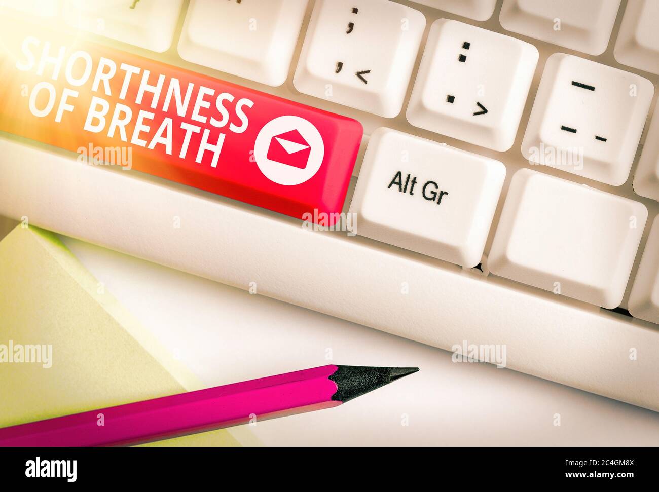 Conceptual hand writing showing Shorthness Of Breath. Concept meaning ...