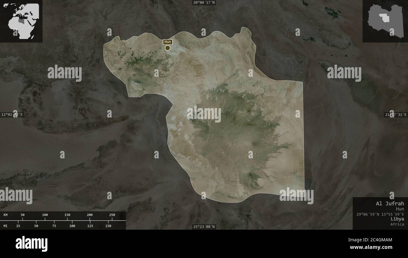 Al jufrah outline map hi-res stock photography and images - Alamy