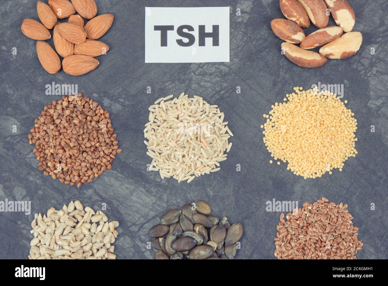 Products and ingredients as best food for healthy thyroid. Natural ...