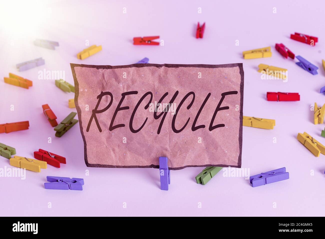 Word writing text Recycle. Business photo showcasing process of ...