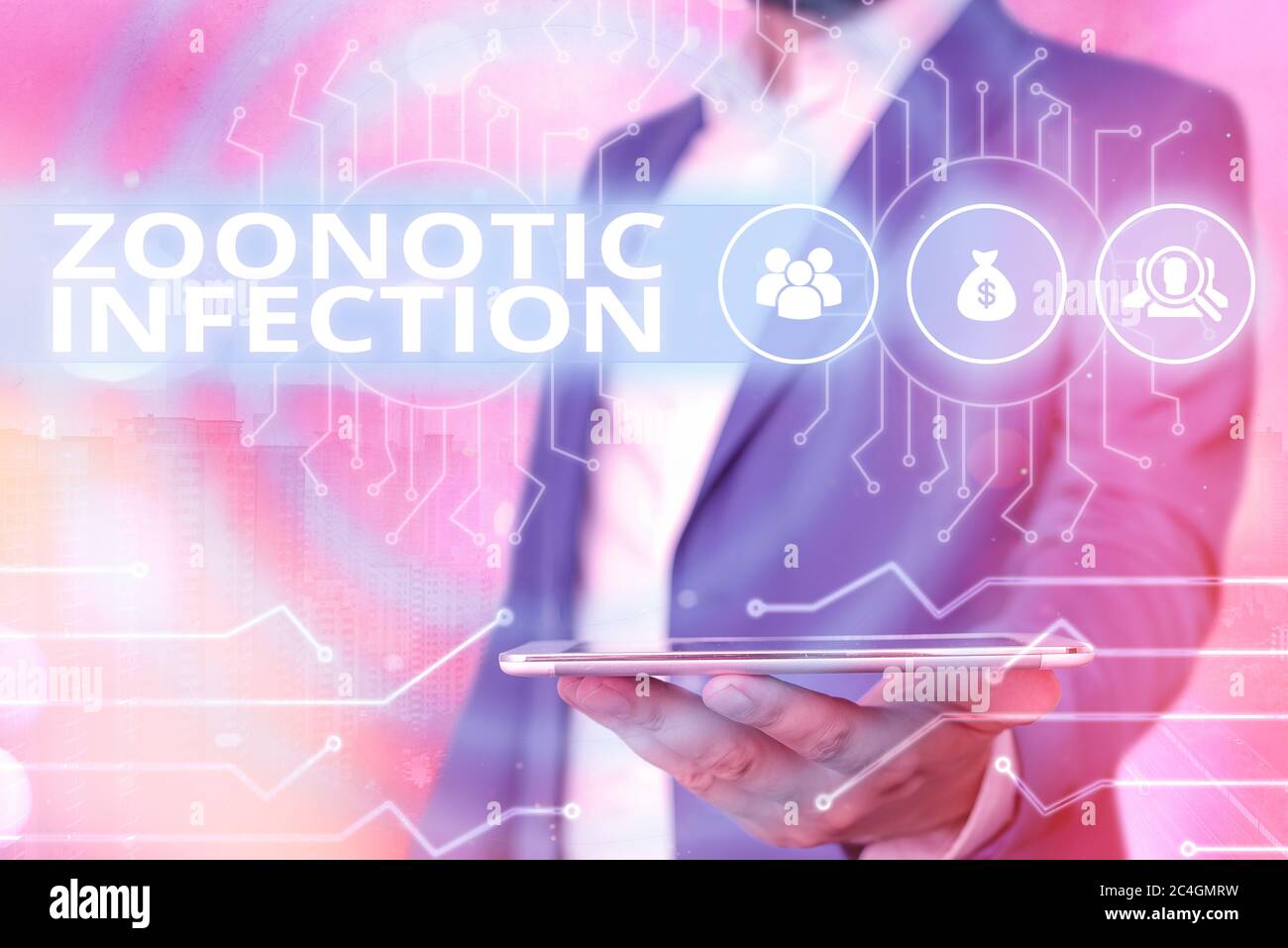 Text sign showing Zoonotic Infection. Business photo showcasing ...