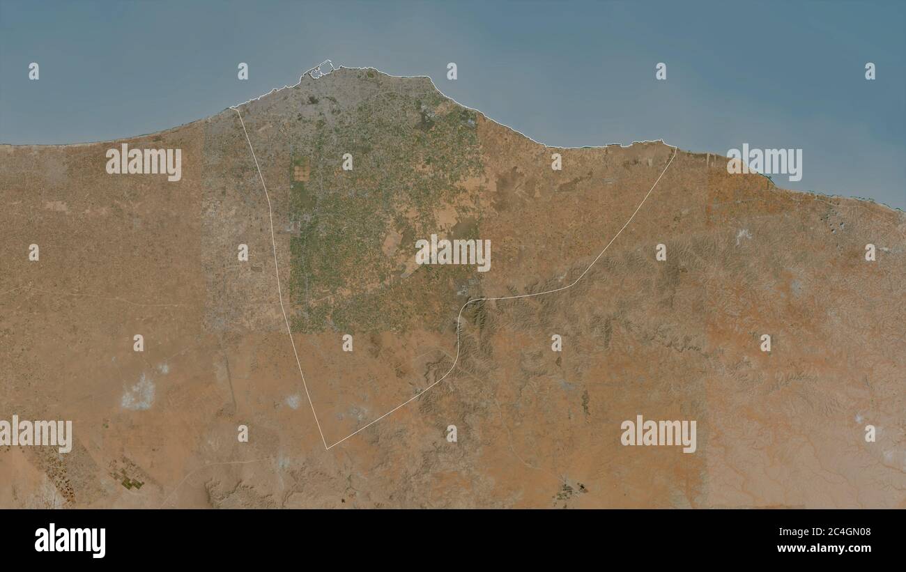 Satellite view of tripoli map hi-res stock photography and images - Alamy