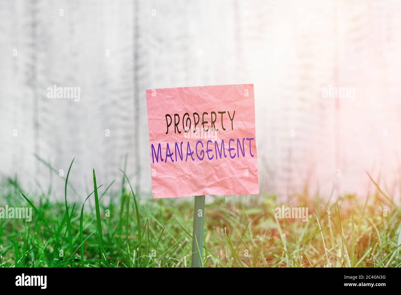 Conceptual hand writing showing Property Management. Concept meaning ...