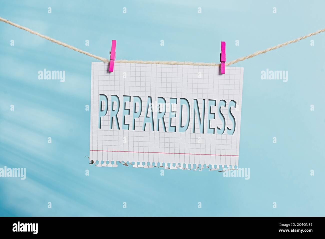 Text sign showing Preparedness. Business photo text quality or state of ...