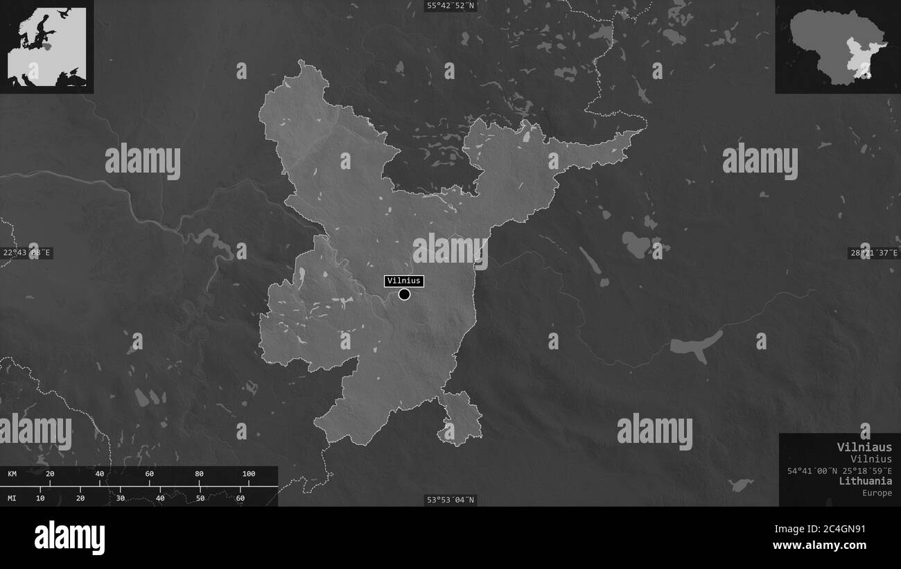 Vilniaus county lithuania grayscale hi-res stock photography and images ...