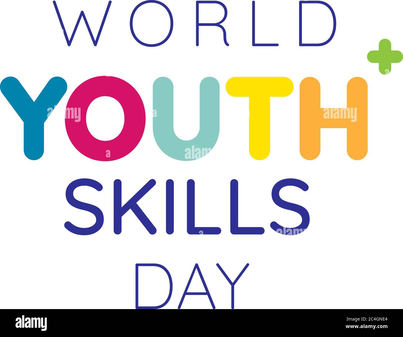 Design for celebrating World Youth Skills Day in Vector Illustration ...