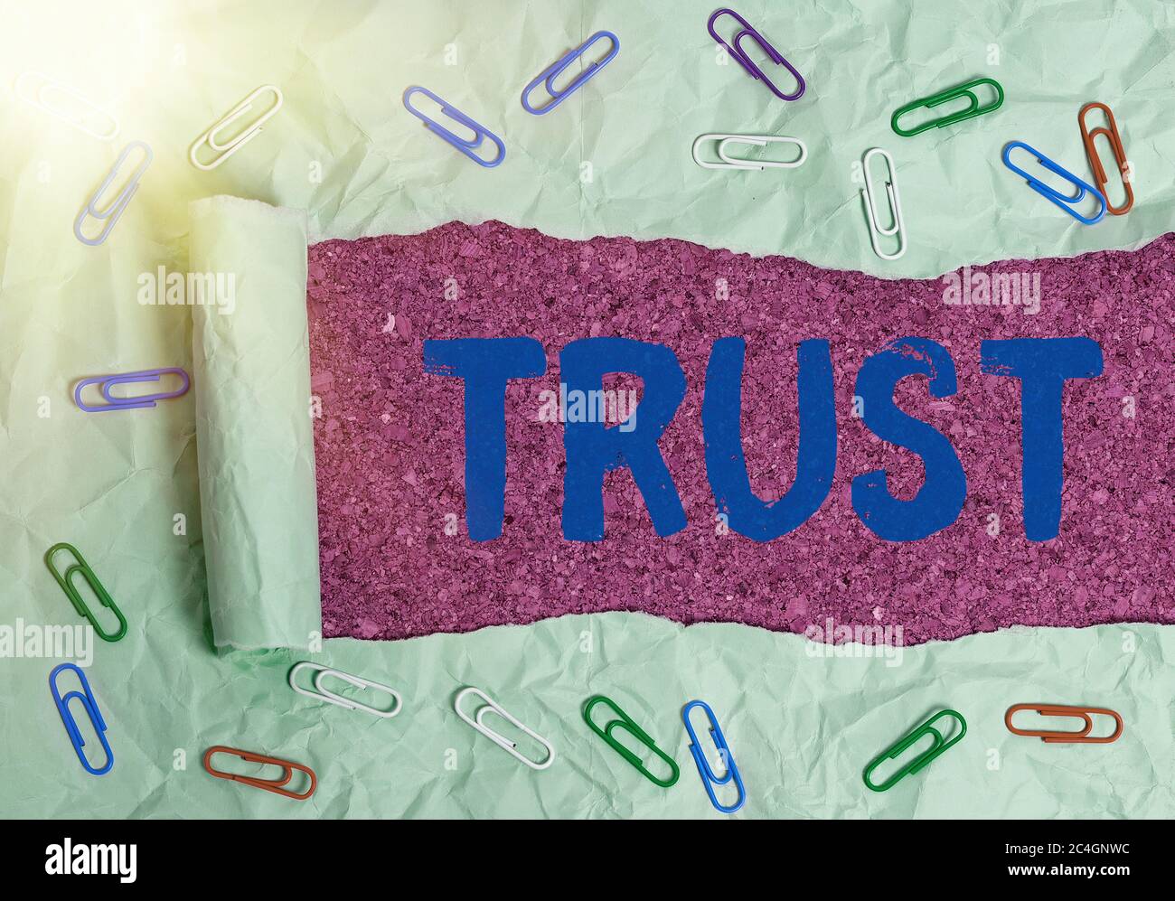 Text sign showing Trust. Business photo showcasing firm belief in the ...
