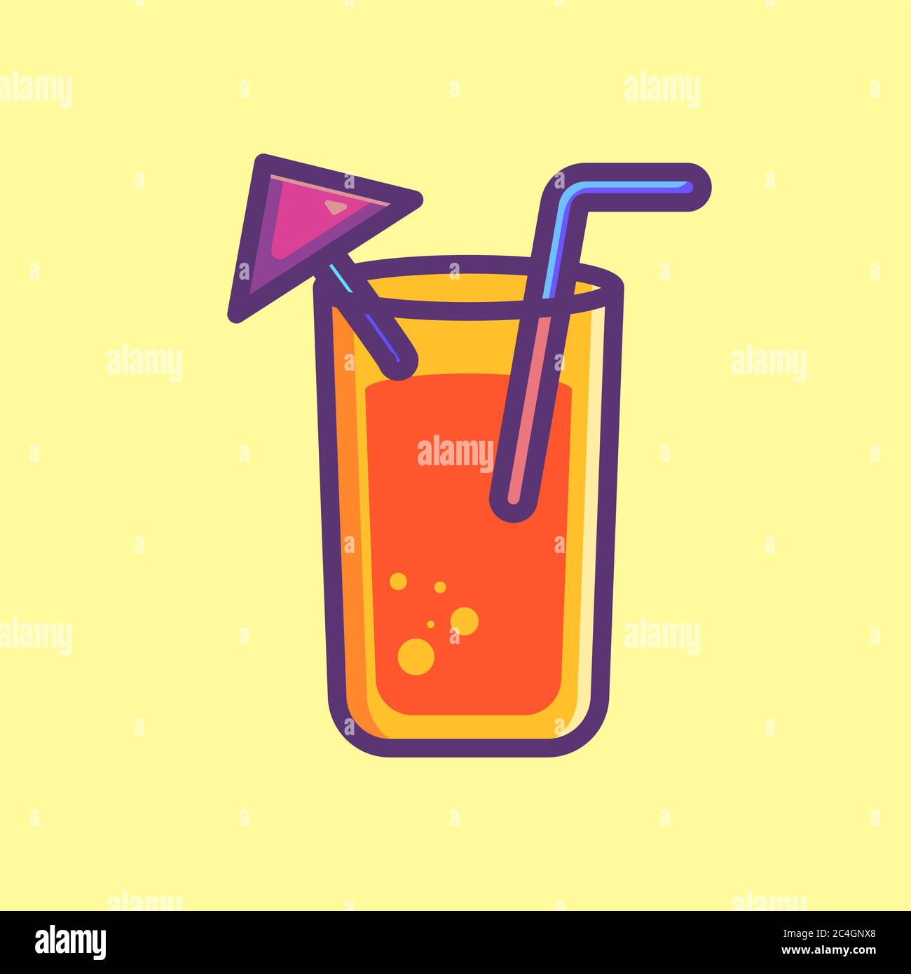 Juice beverage vector vectors hi-res stock photography and images - Alamy