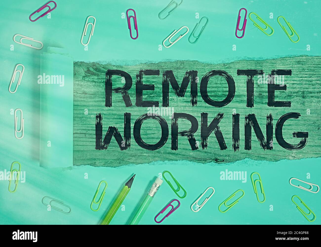 Conceptual hand writing showing Remote Working. Concept meaning style ...