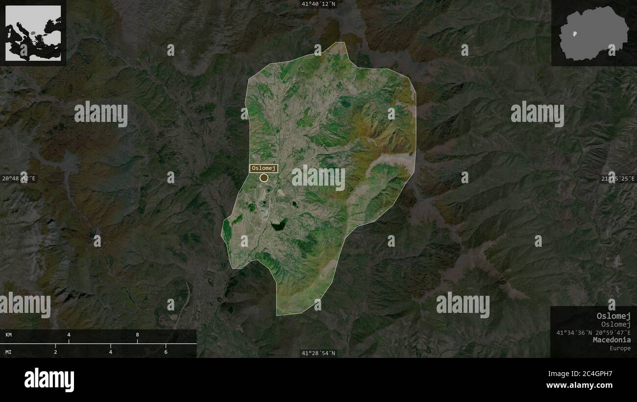 Oslomej map hi-res stock photography and images - Alamy