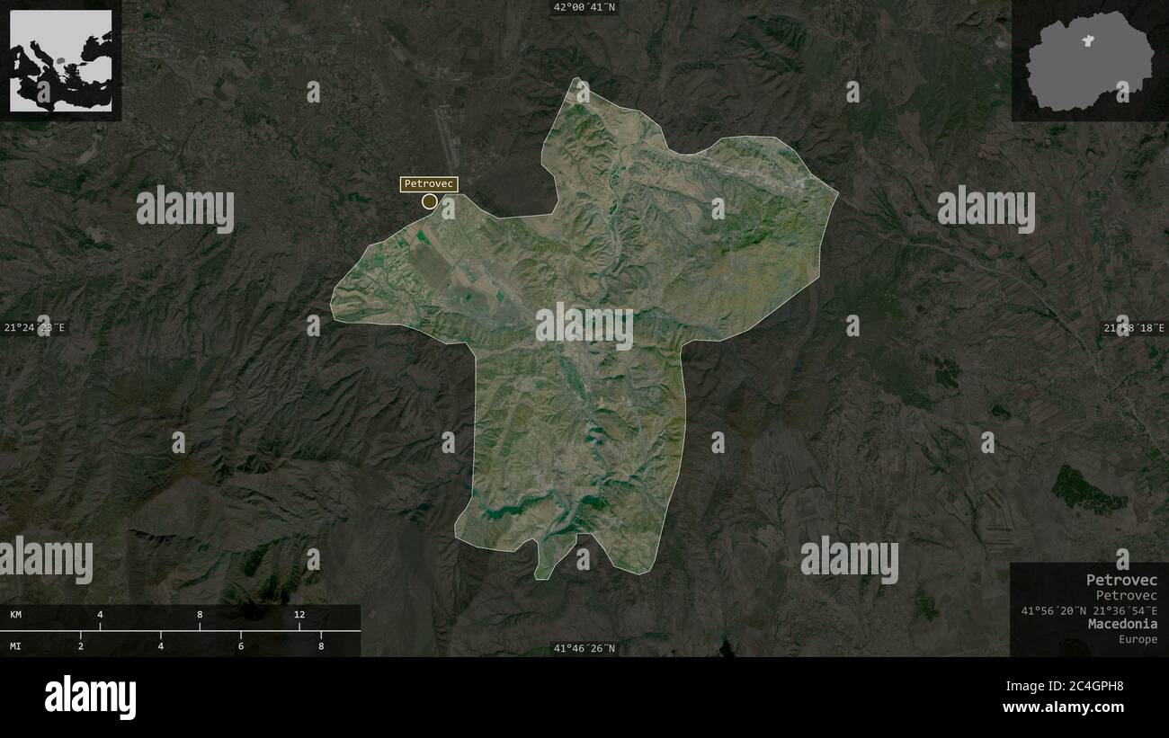 Petrovec map hi-res stock photography and images - Alamy