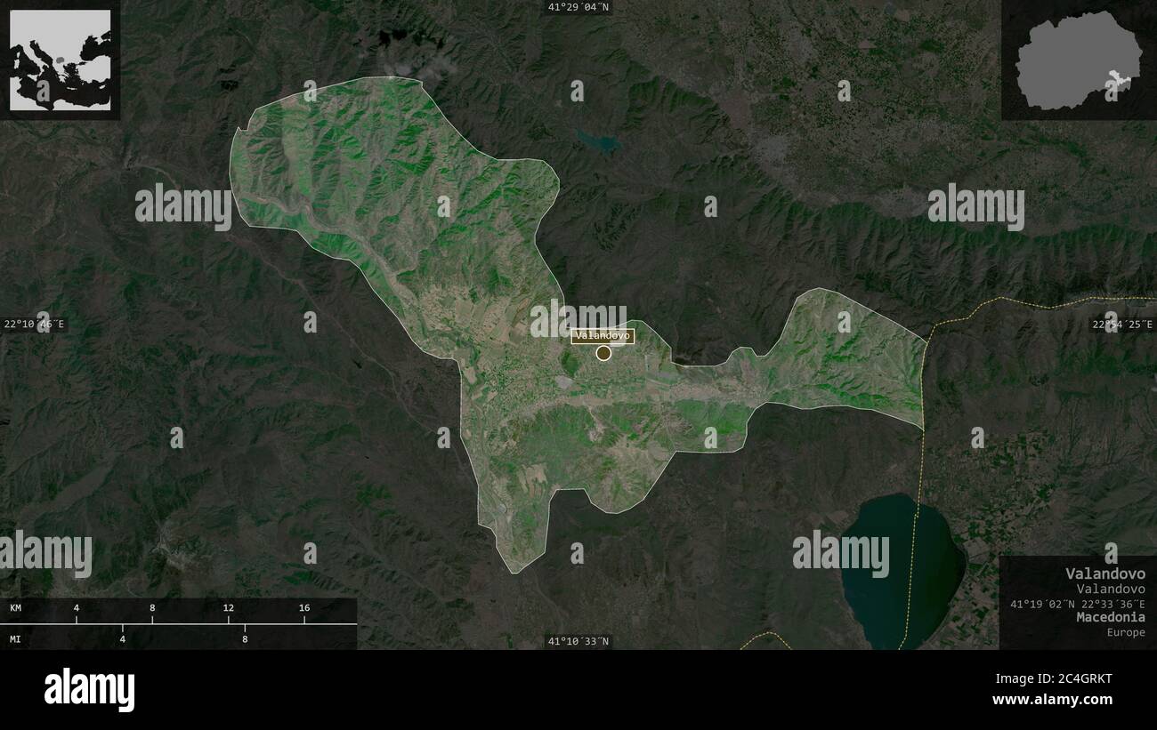 Valandovo map hi-res stock photography and images - Alamy