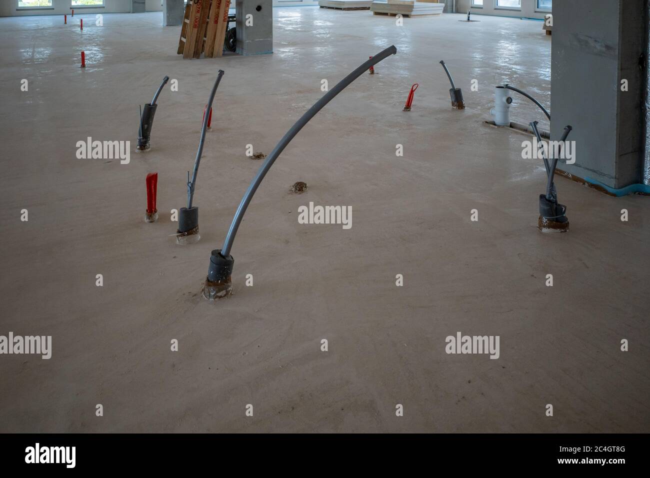 Electricity supply cables to a factory hi-res stock photography and ...