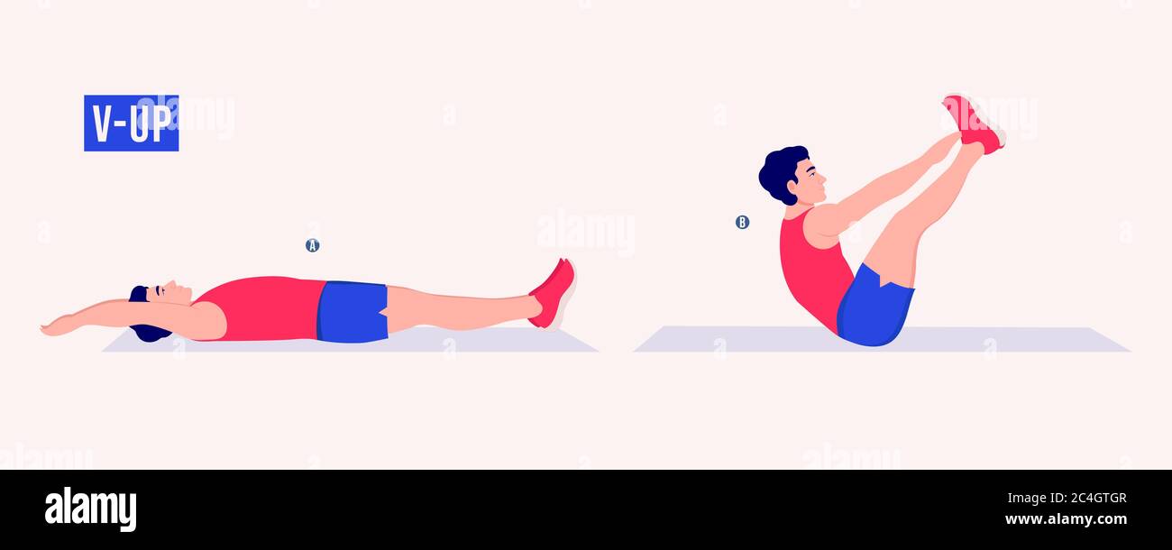 V Ups Exercise Basic