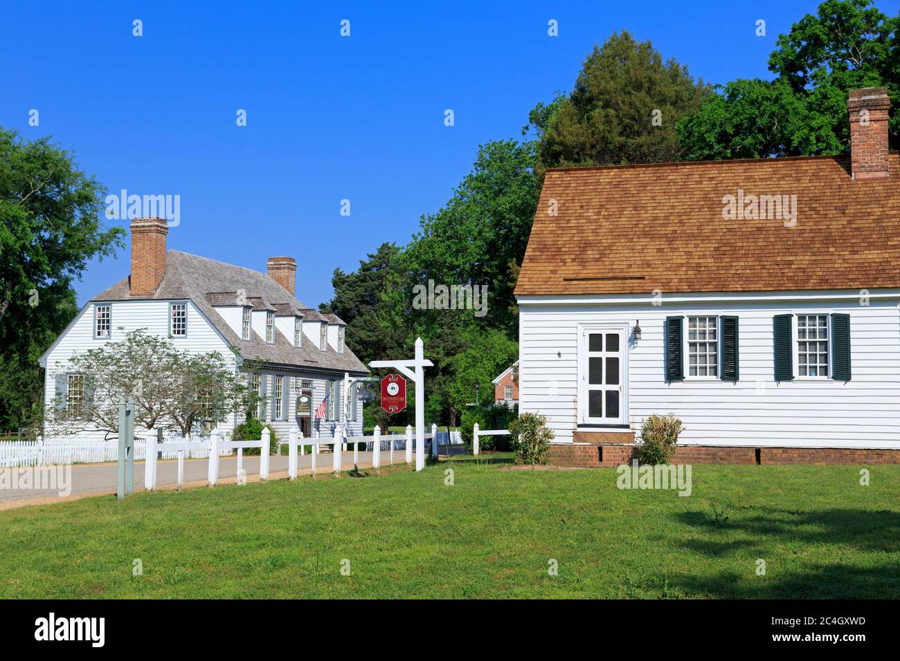Historic Swan Tavern & Museum, Yorktown, Virginia, USA Stock Photo - Alamy