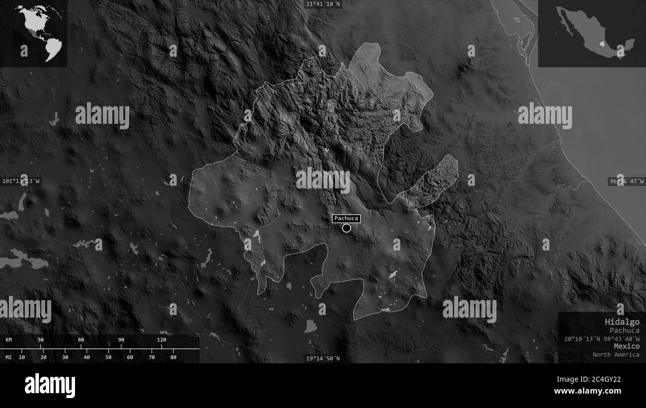 Map of pachuca hi-res stock photography and images - Alamy