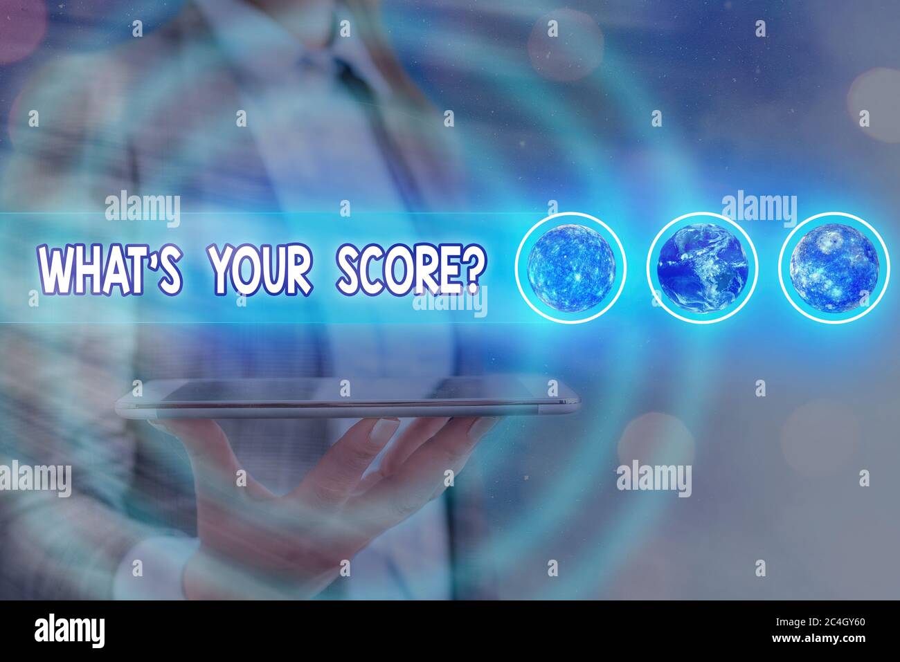 Word writing text What S Your Score Question. Business photo showcasing ...