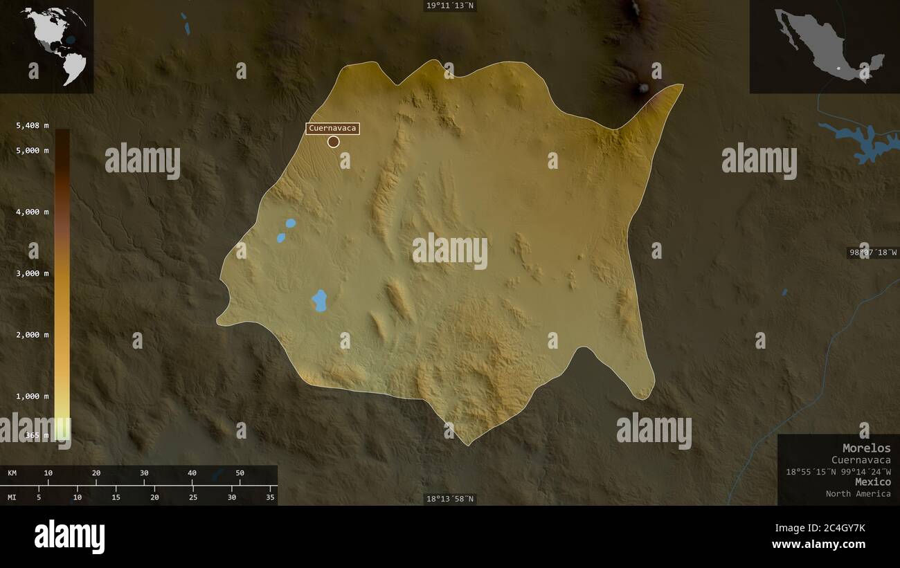 Cuernavaca mexico map hi-res stock photography and images - Alamy