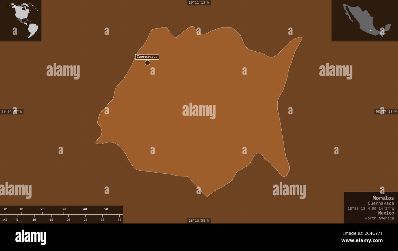 Map of cuernavaca mexico hi-res stock photography and images - Alamy