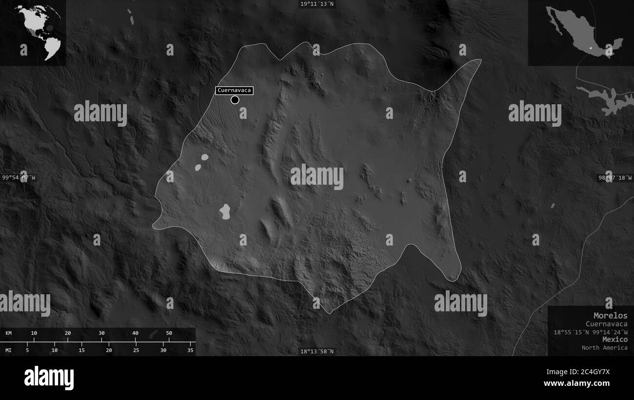 Map of cuernavaca hi-res stock photography and images - Alamy