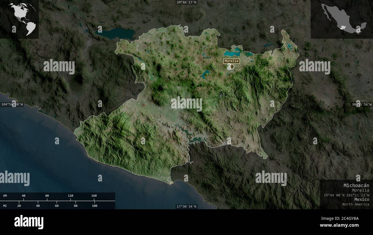 Michoacan outline hi-res stock photography and images - Alamy