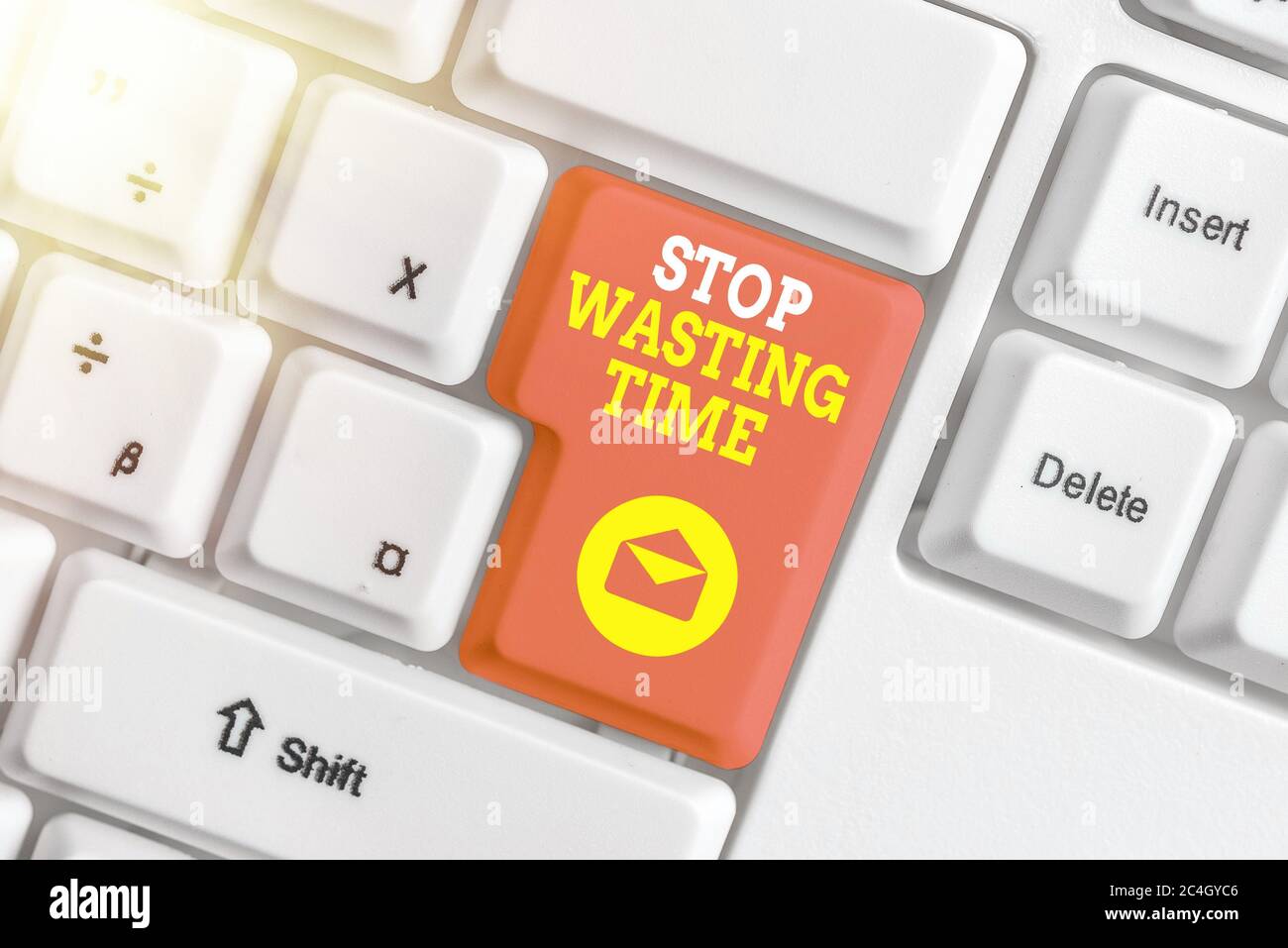 Word writing text Stop Wasting Time. Business photo showcasing ...