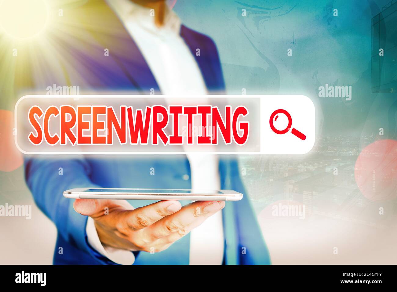 Handwriting text Screenwriting. Conceptual photo the art and craft of ...