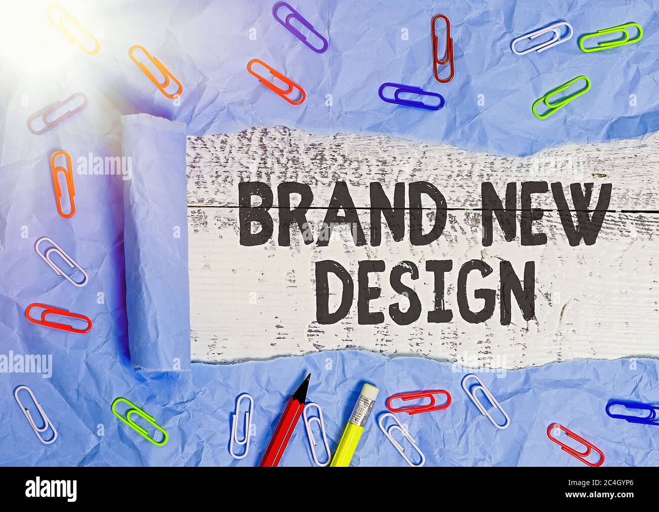 Handwriting text writing Brand New Design. Conceptual photo ...