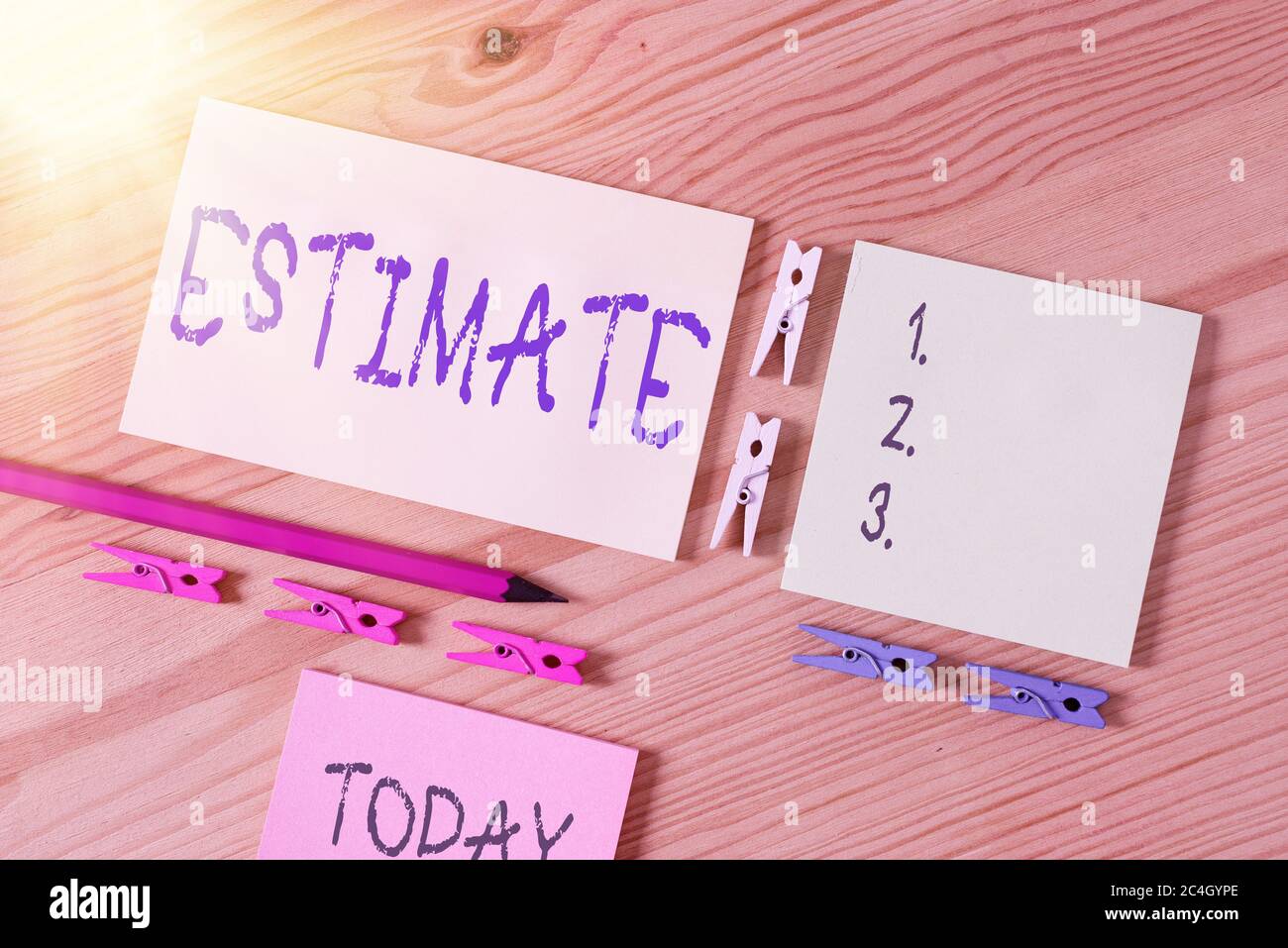Word writing text Estimate. Business photo showcasing calculate or ...