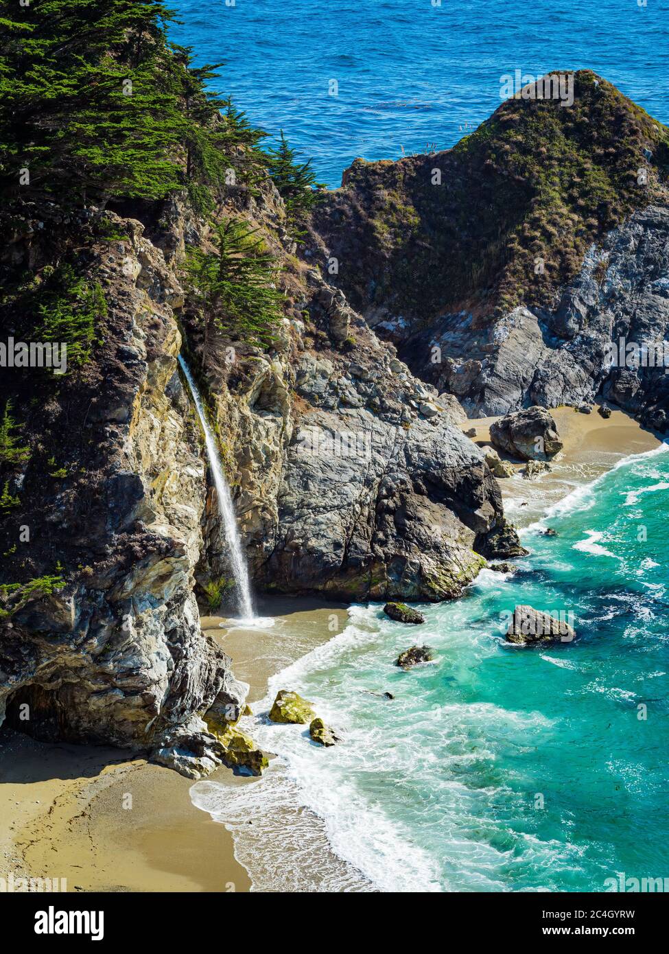 Highway 1 big sur aerial hi-res stock photography and images - Alamy