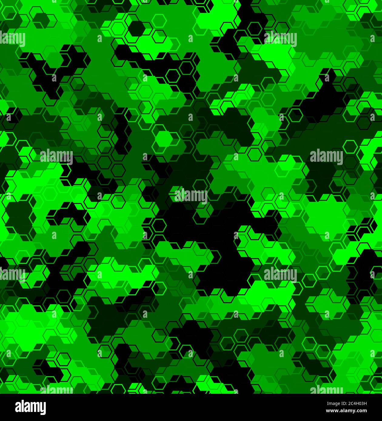 Emerald pattern of triangles, hexagons, squares. Lime, green, black colors Stock Vector Image ...