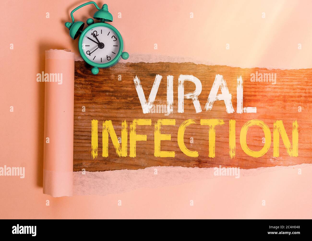 Text sign showing Viral Infection. Business photo showcasing Specific ...