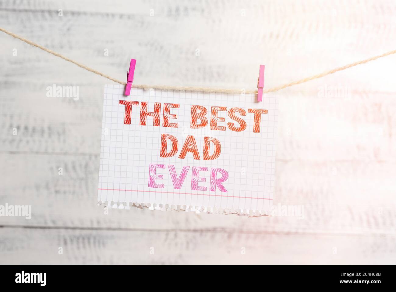 Writing note showing The Best Dad Ever. Business concept for used to ...