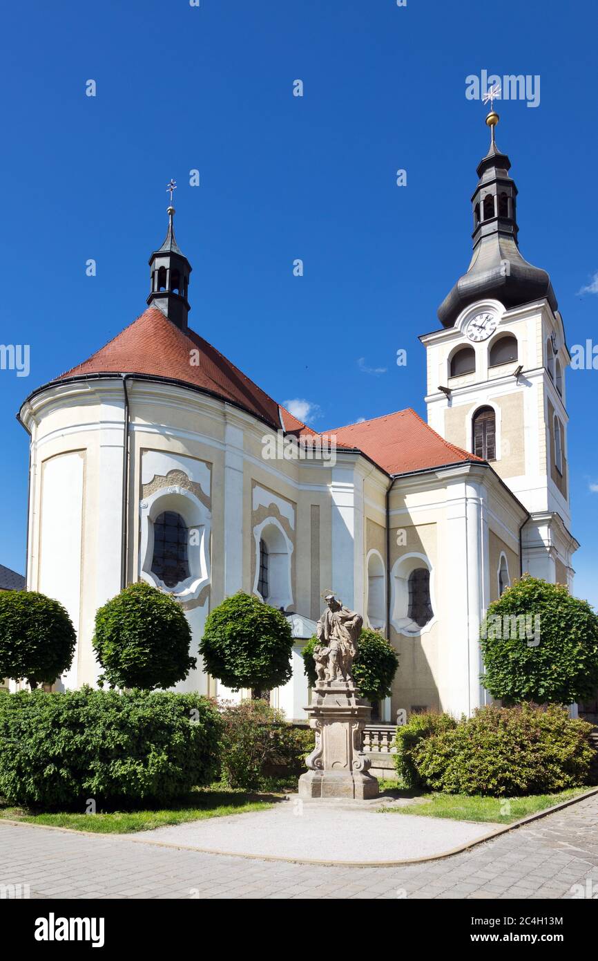 Kostel Narození Panny Marie, město Hořice, Kralovehradecky kraj, Česká ...
