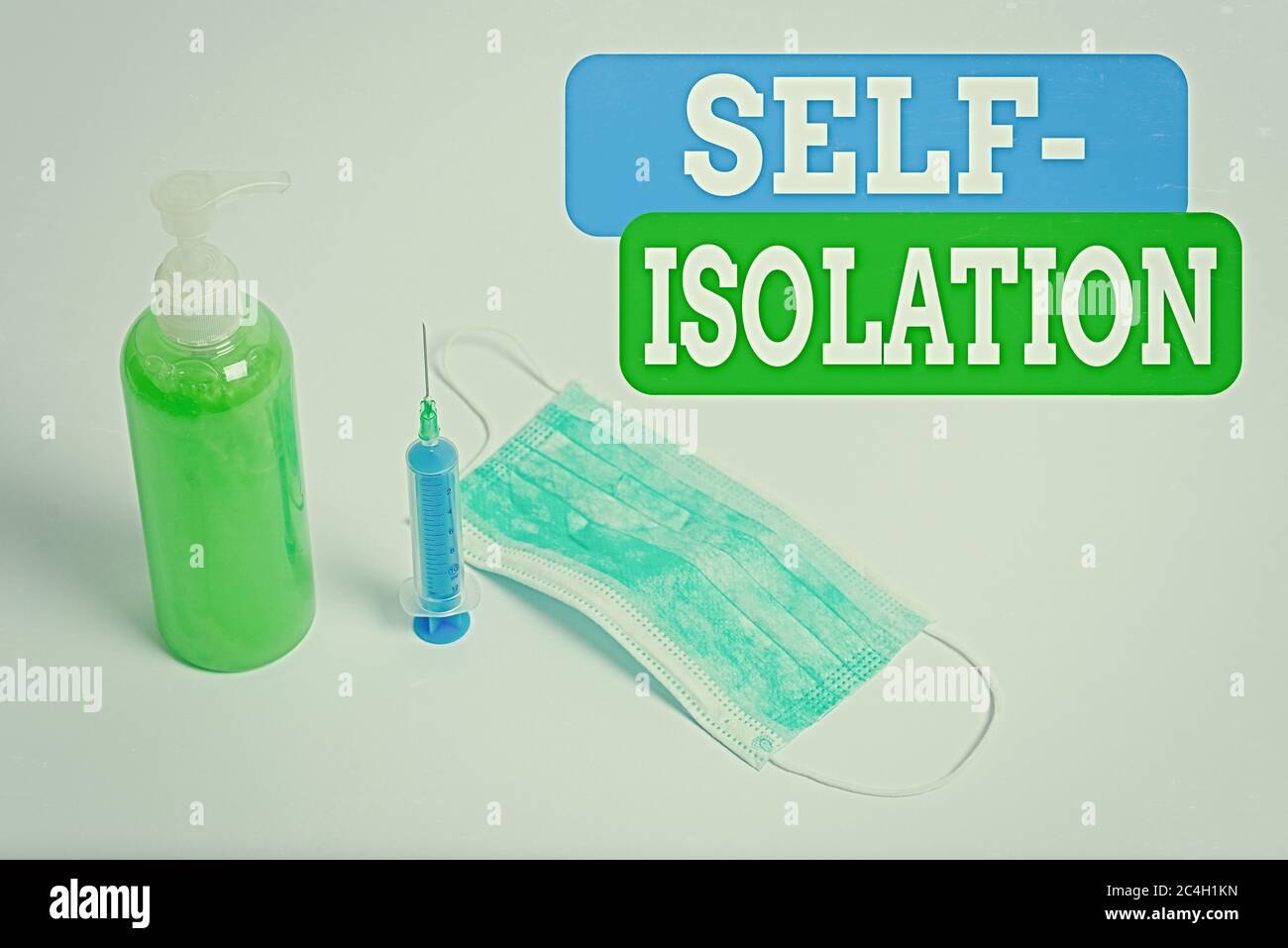 Writing note showing Self Isolation. Business concept for promoting ...
