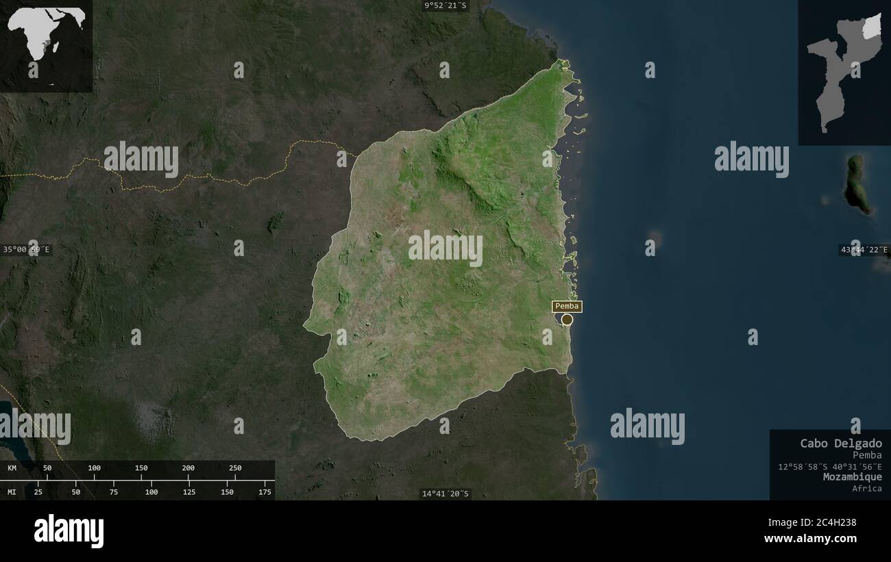 Map of cabo delgado hi-res stock photography and images - Alamy