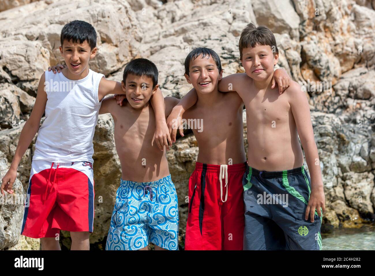 Turkish boys smiling hi-res stock photography and images - Alamy