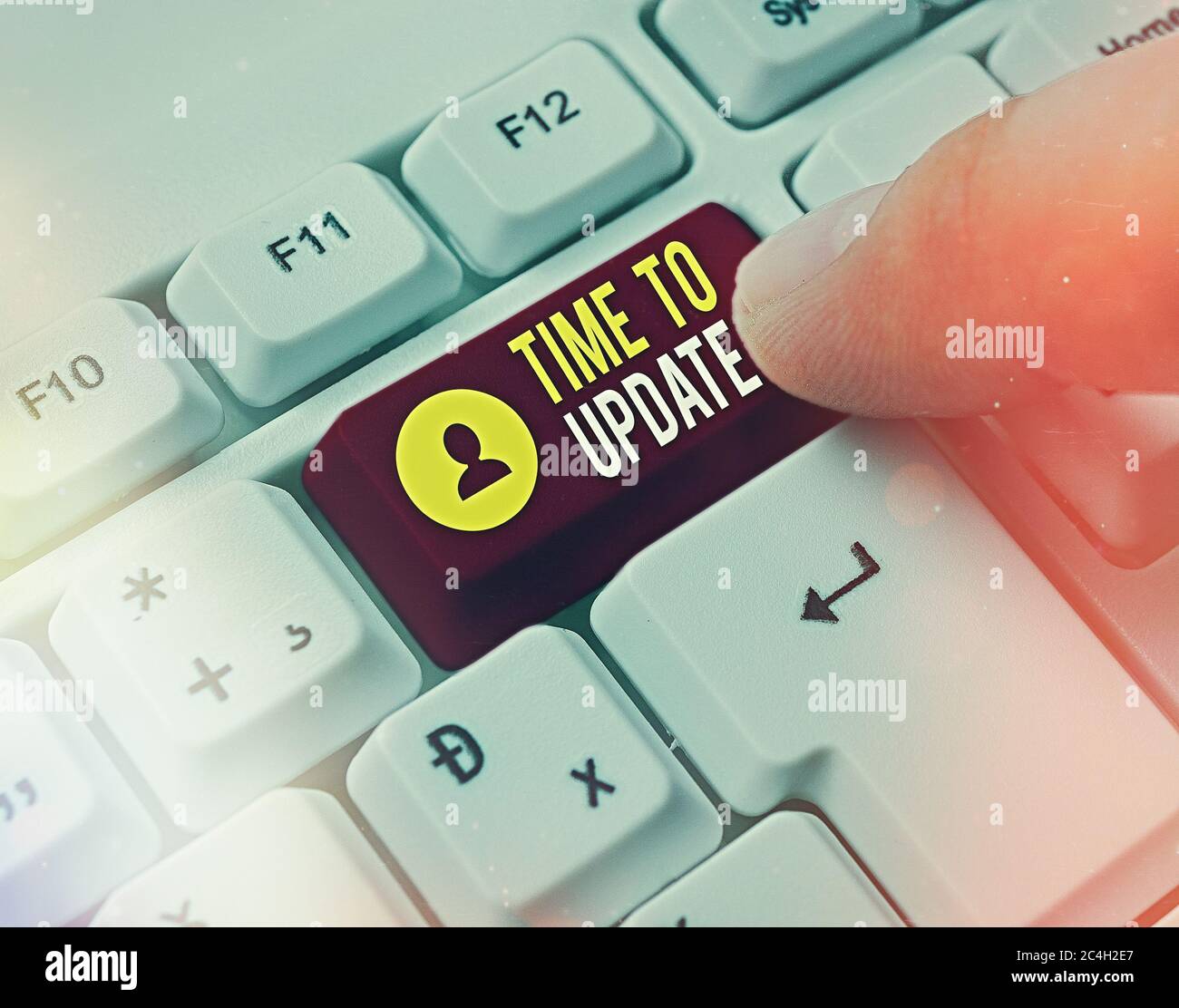 Word writing text Time To Update. Business photo showcasing System ...