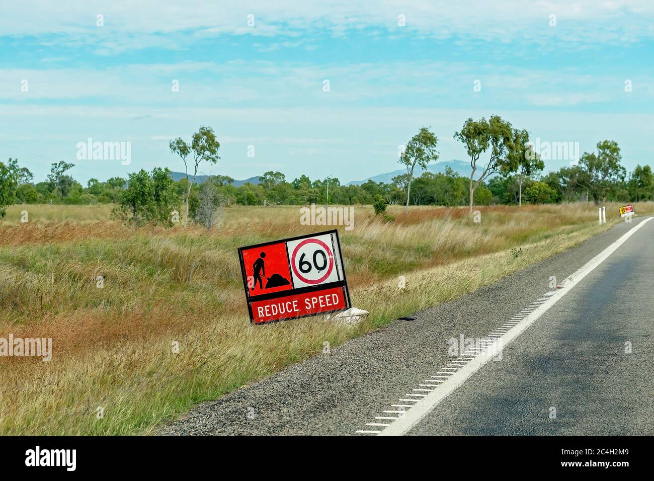 Roadwork ahead australia hi-res stock photography and images - Alamy