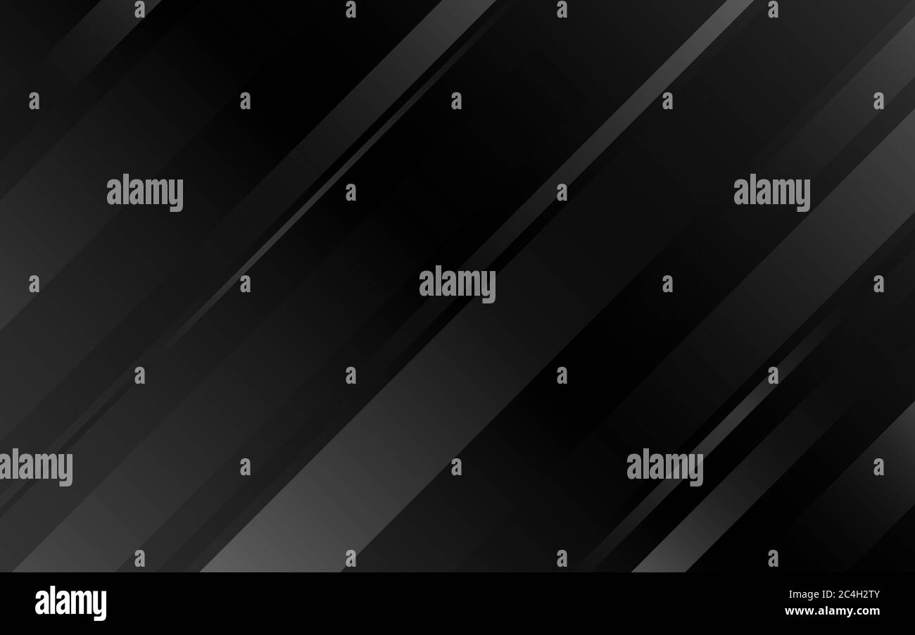 Abstract geometric oblique lines on black gradient background blank ...