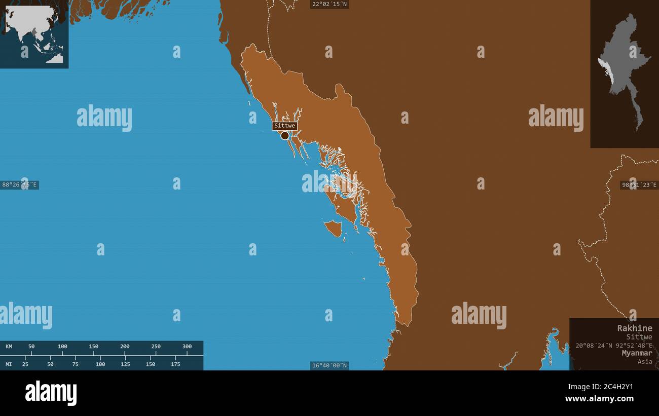 Arakan Map High Resolution Stock Photography and Images - Alamy
