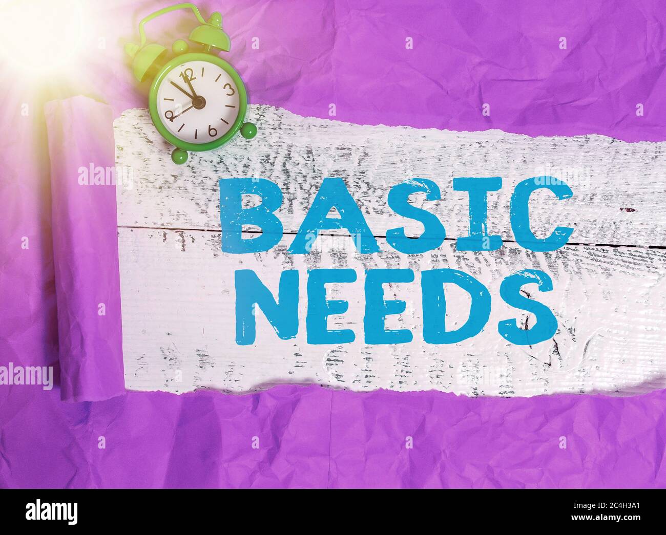 Writing note showing Basic Needs. Business concept for necessary to ...