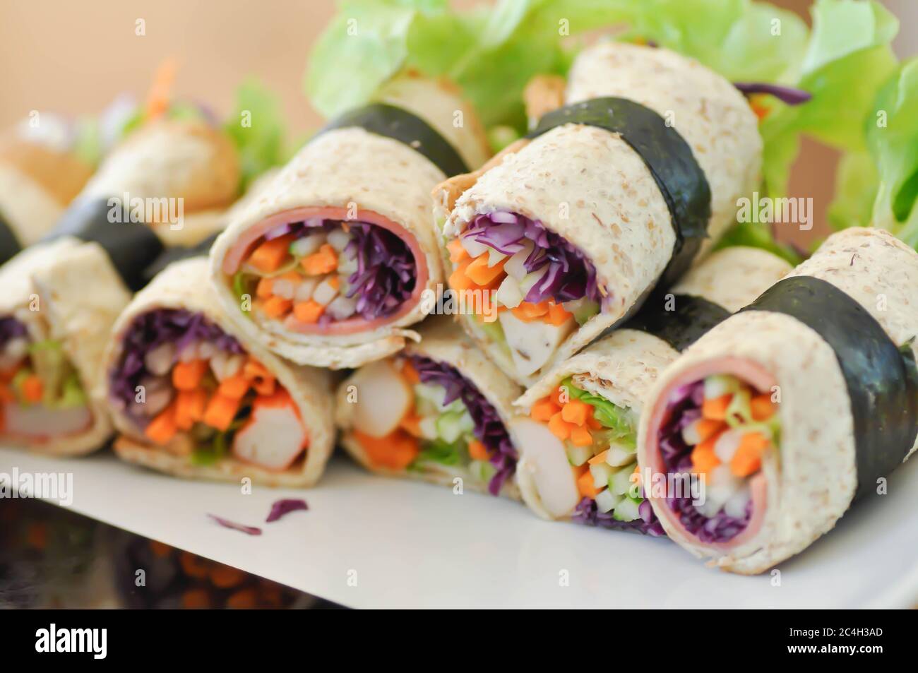 bread roll, rolls or vegetable rolls Stock Photo - Alamy
