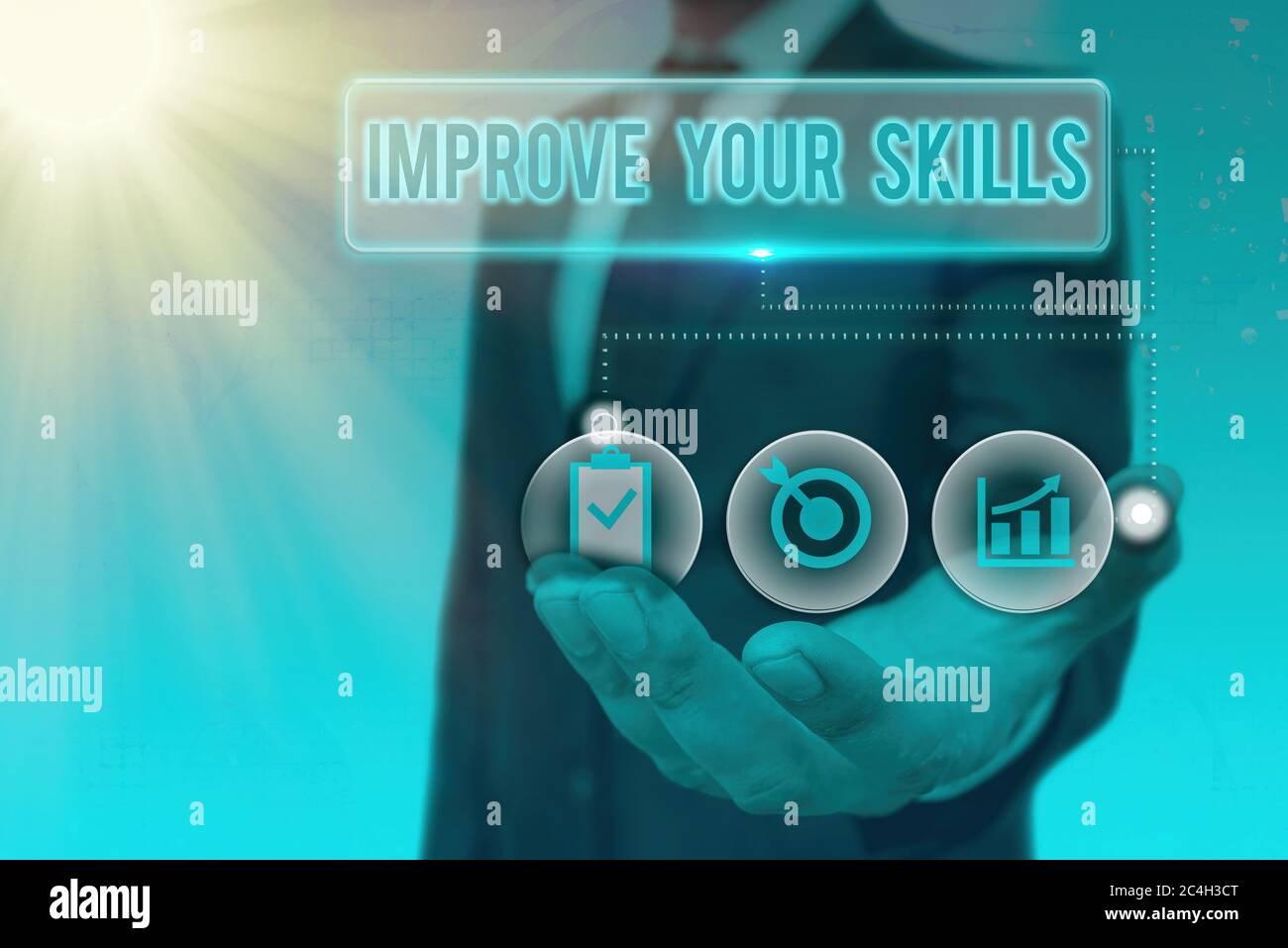 Writing note showing Improve Your Skills. Business concept for Learn ...